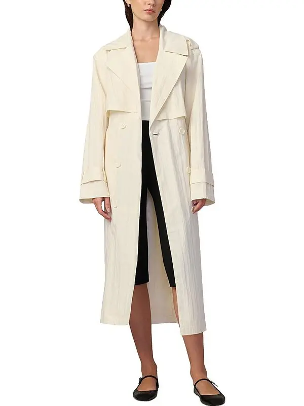 Joe's Jeans The Elizabeth Trench Coat - Panna Cotta