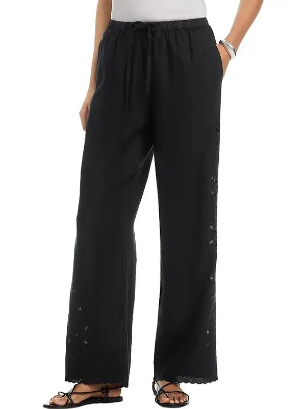 Rails Mirina Linen Pants - Black