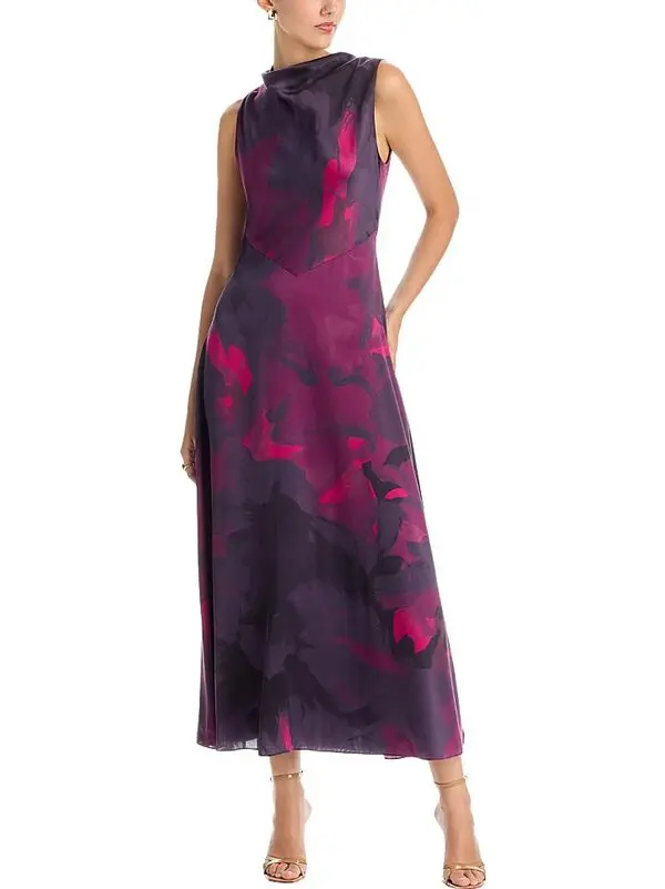 BOSS Davelvana Silk Midi Dress - Open Misc