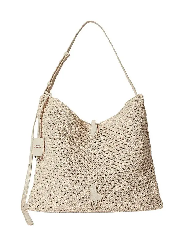 Polo Ralph Lauren Polo Play Cord Messenger Bag - White