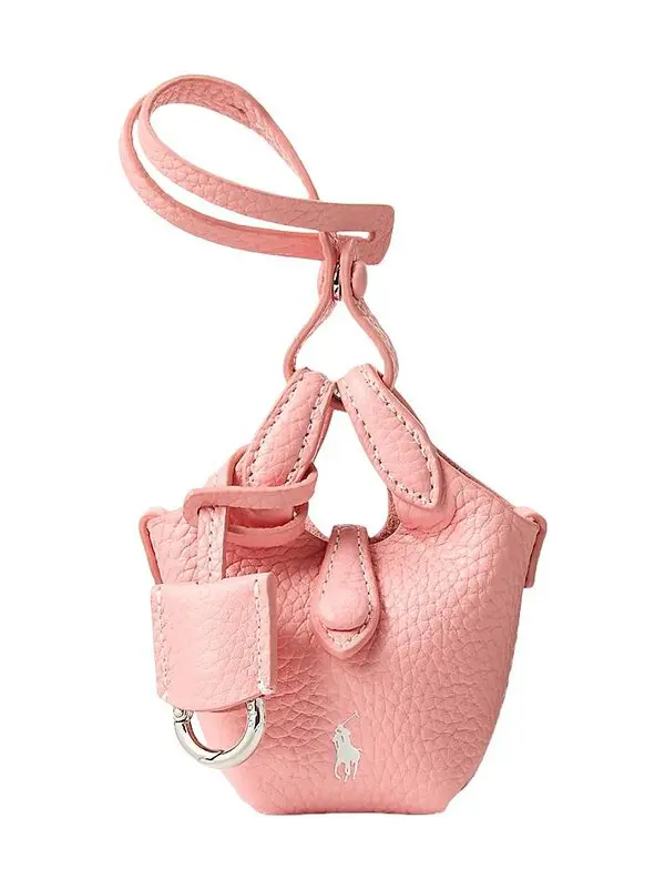 Polo Ralph Lauren Polo Play Leather Bag Charm - Pink
