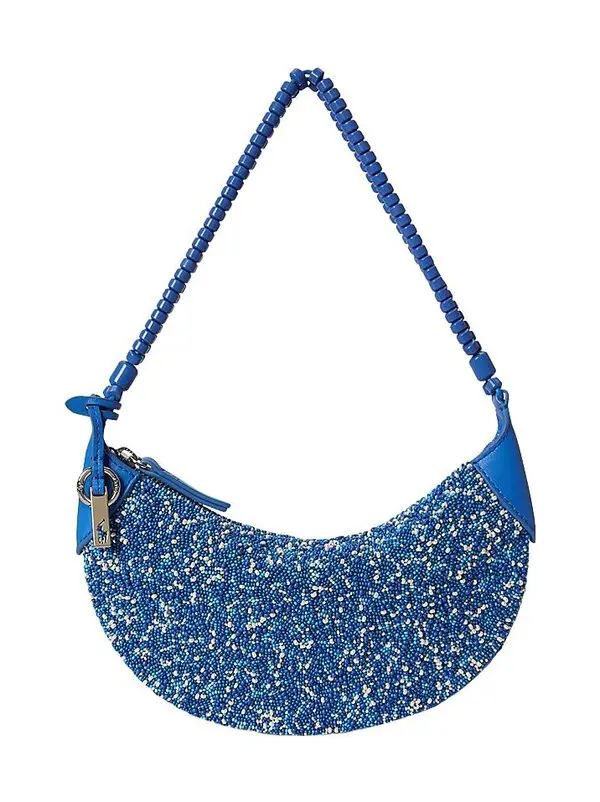 Polo Ralph Lauren Polo Id Mini Beaded Shoulder Bag - Pool Blue
