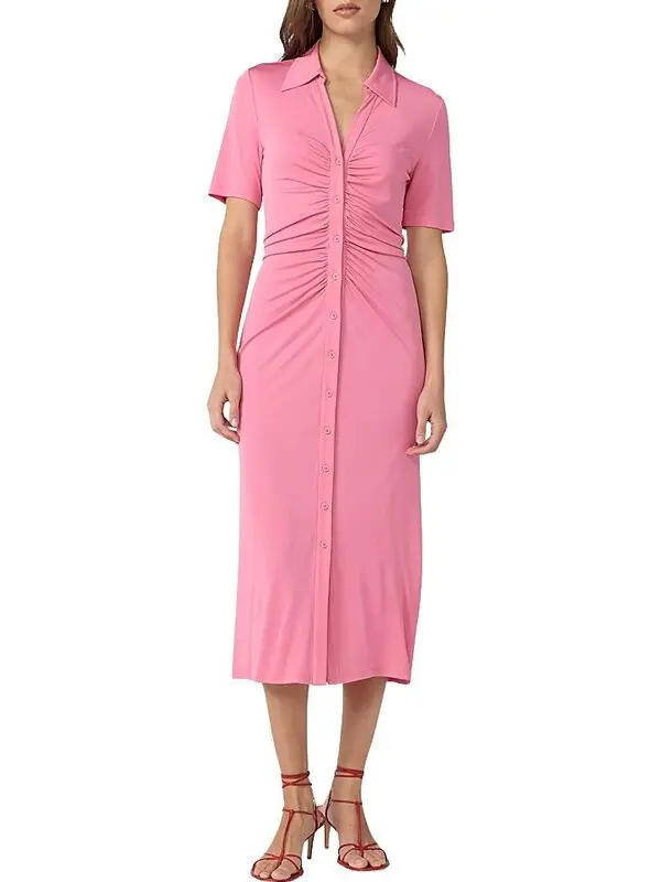 Diane Von Furstenberg Zoey Midi Dress - Antique Pink
