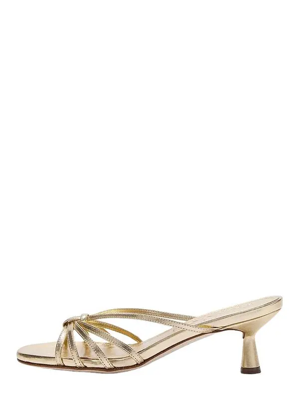 AeydĒ Abby Strappy Sandals - Gold