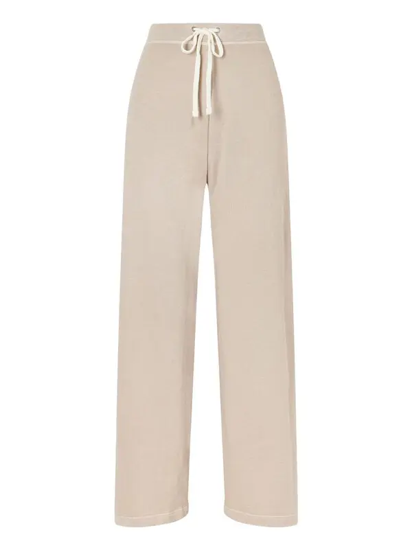 JAMES PERSE Cotton-terry Track Pants - Neutrals