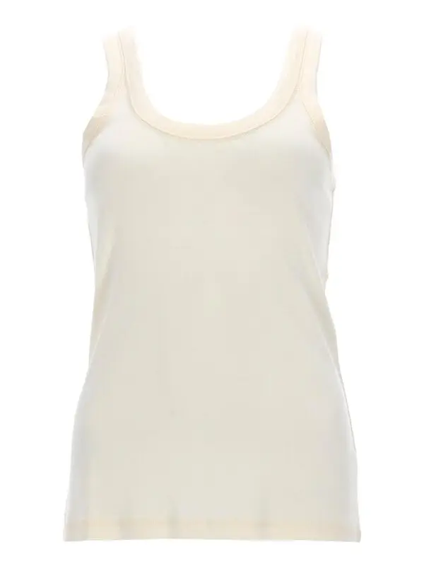 LEMAIRE Cotton Tank Top - Ivory