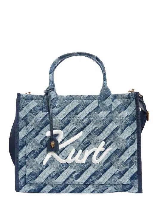 Kurt Geiger Denim Tote - Navy