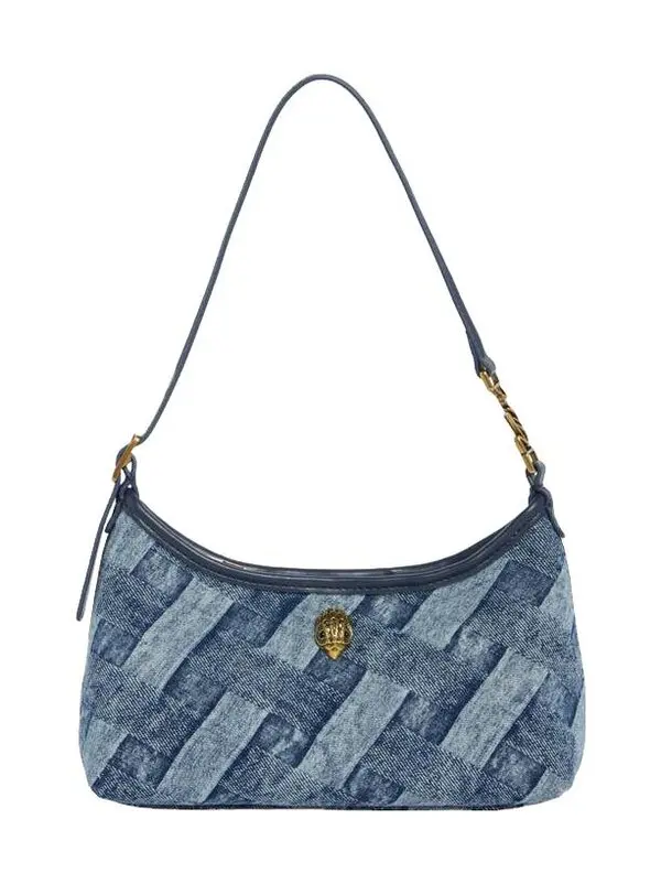 Kurt Geiger Denim Shoulder Bag - Navy