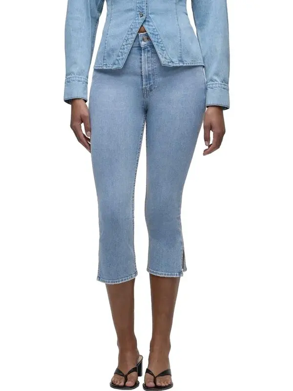 Hudson Jeans Capri Straight Jeans - Pastry