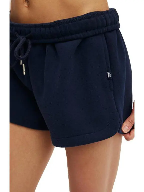 Cotton:on Active Plush Classic Mini Short - Prep Sport Navy