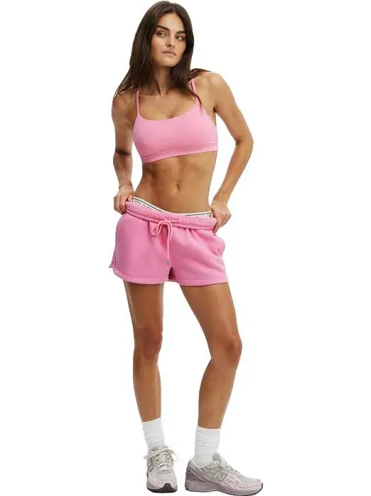 Cotton:on Active Plush Classic Mini Short - Sea Pink