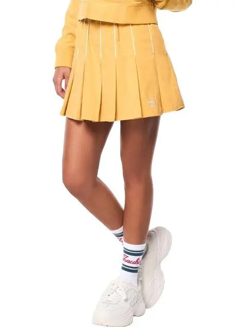 SERGIO TACCHINI Via Pleated Skirt - Honey Gold