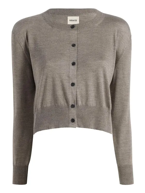 Khaite Nadyne Cardigan - Sterling