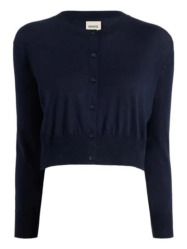 Khaite Nadyne Cardigan - Midnight Navy
