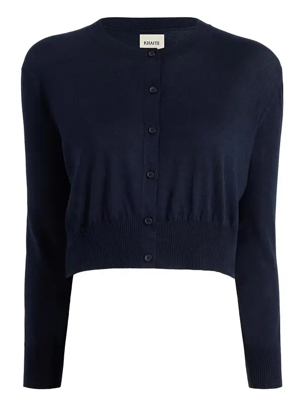 Khaite Nadyne Cardigan - Midnight Navy