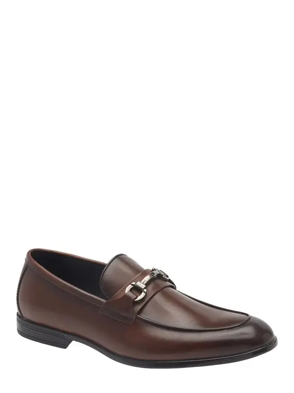 Nordstrom Leather Bit Loafer - Brown Sepia
