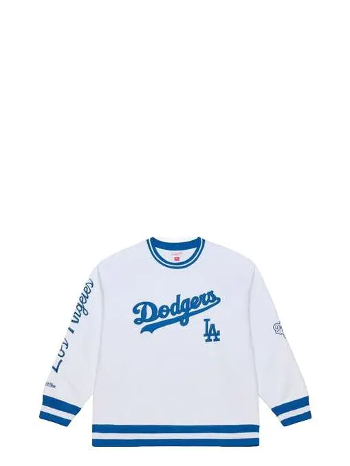 Mitchell & Ness Los Angeles Dodgers Arctic Fleece Sweatshirt - White