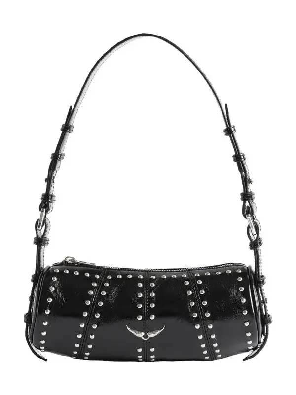 Zadig&Voltaire Le Roudoudou Studded Shoulder Bag - Black