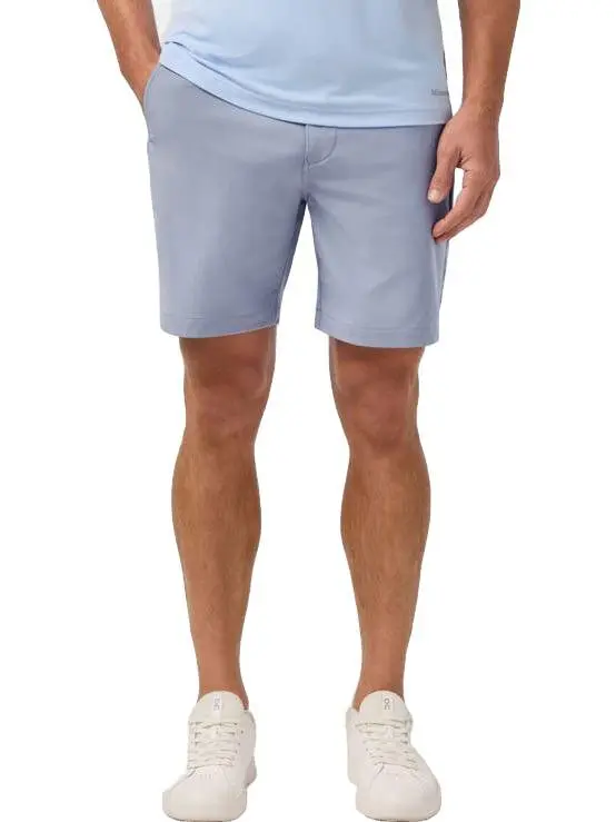 Mizzen+main Helmsman Flat Front Performance Golf Shorts - Smoke