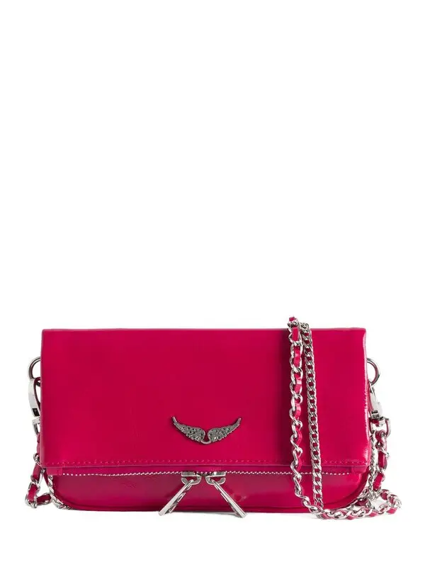 Zadig&Voltaire Rock Nano Patent Leather Clutch - Podium
