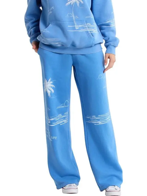 PACSUN Baggy Sweatpants - Blue
