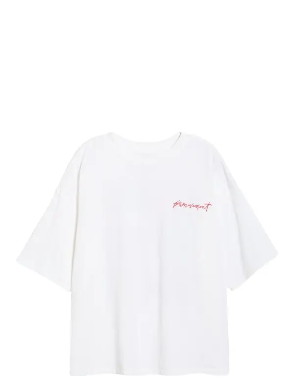Free People Logo Tackle T-shirt - Urban Buti White