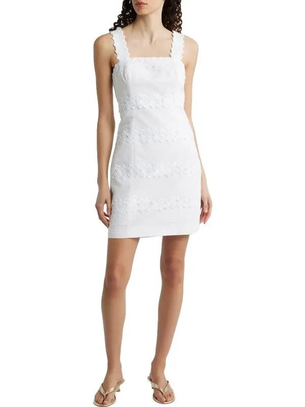 Lilly Pulitzer® Davis Sleeveless Minidress - Resort White