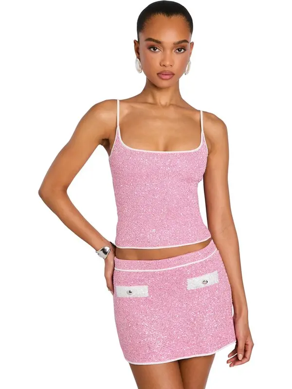 Retrofete Orphee Knit Top - Flamingo