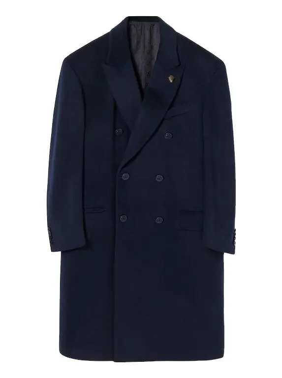Gucci Light Cashmere Double-breasted Coat - Blue