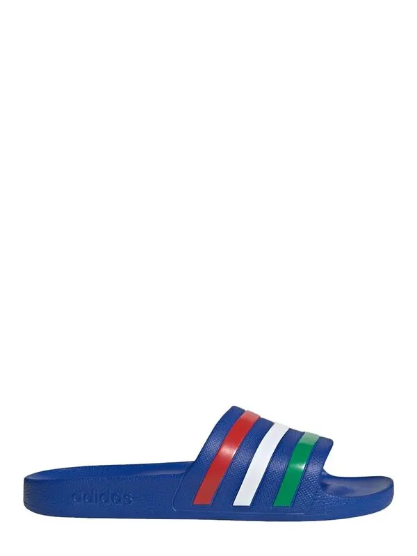 Adidas Adilette Aqua Slides - Bold Blue/green/cloud White