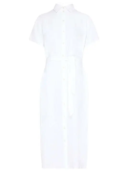 Vilebrequin Luciane Linen Shirt Dress - White