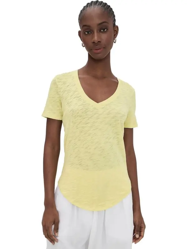 ATM Anthony Thomas Melillo Classic Tee - Mellow Yellow