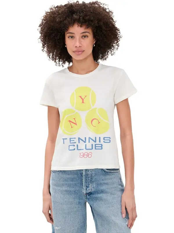 The Original Retro Brand Nyc Tennis Club Cotton Tee - Awh