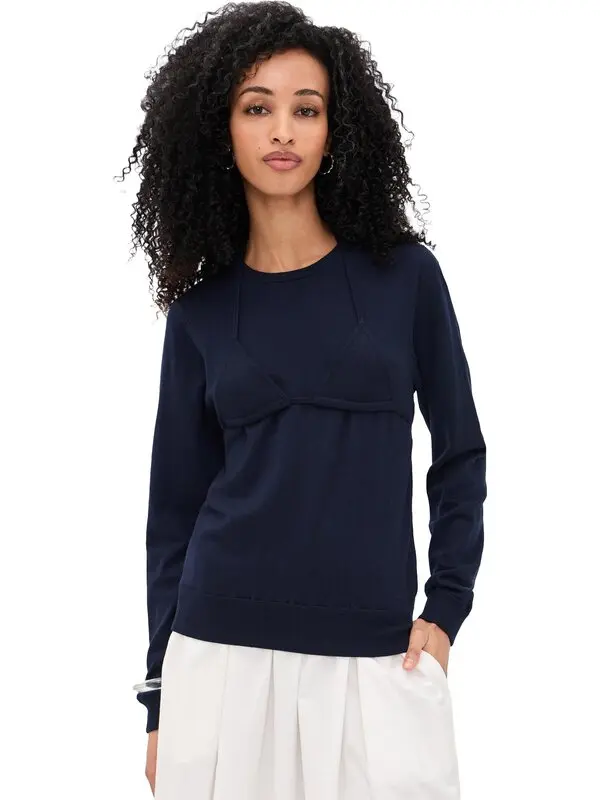 Sandy Liang Maisy Sweater - Navy