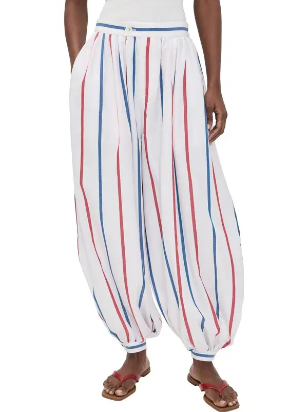 MARRAKSHI LIFE Striped Balloon Pants - Stripe 57