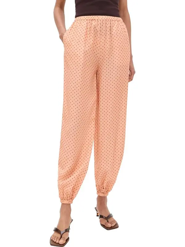 Posse Evie Balloon Pants - Tangerine Polka Dot