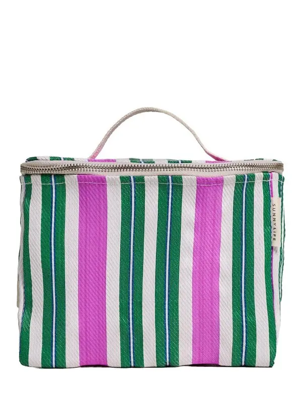 SUNNYLIFE Recycled Nylon Lunch Cooler Bag - Bag Green Multi