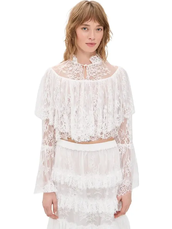 Sea Holden Embroidery Blouse - White
