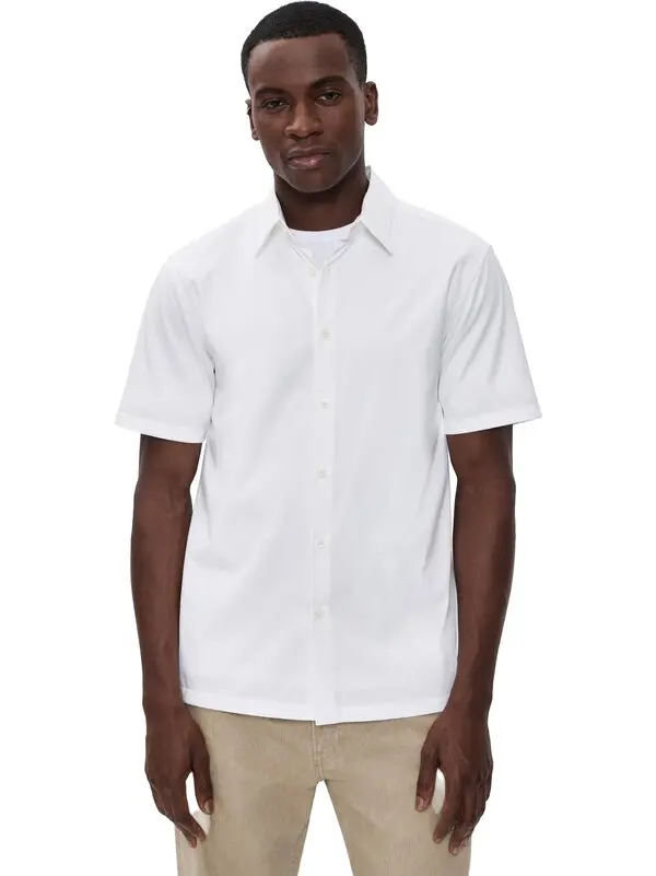 Theory Irving Short Sleeve Shirt - White