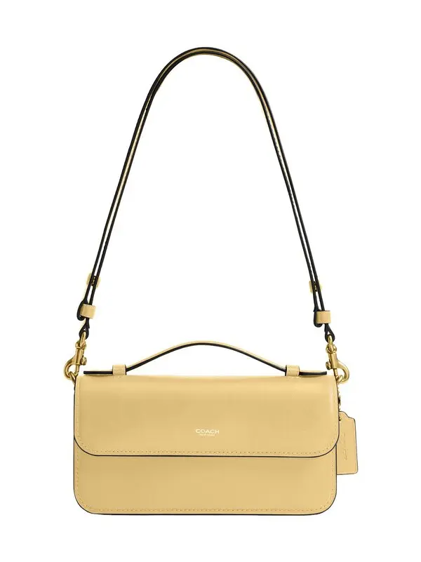 COACH Elora Leather Cross-body Bag - Cream