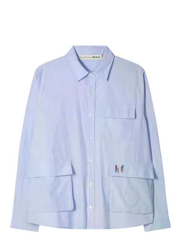 Paul Smith X Barbour Swale Embroidered Shirt - Blue