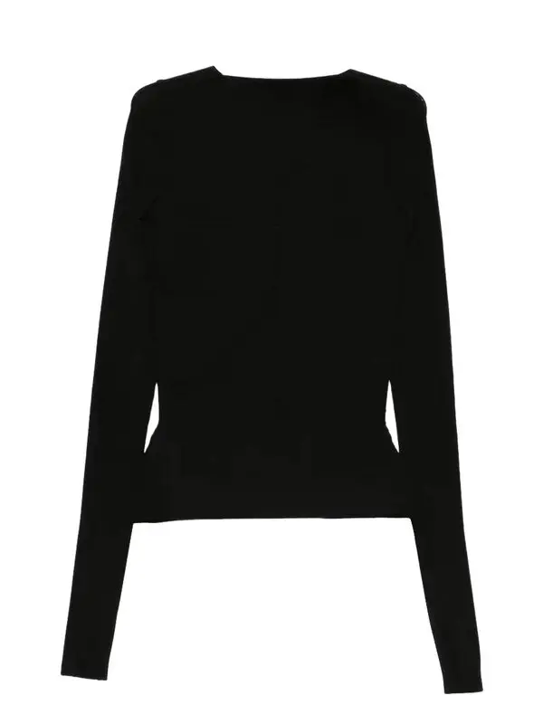Rick Owens Temple Long-sleeve Top - Black