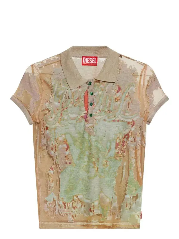 DIESEL® T-devlo Polo Shirt - Neutrals