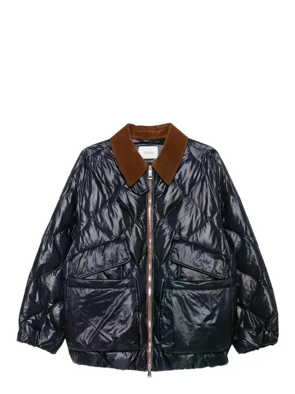 Dorothee Schumacher Quilted Puffer Jacket - Blue