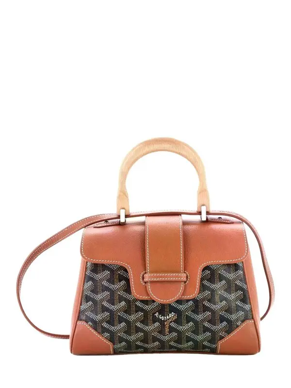 Goyard Saigon Mini Top Handle Bag - Black