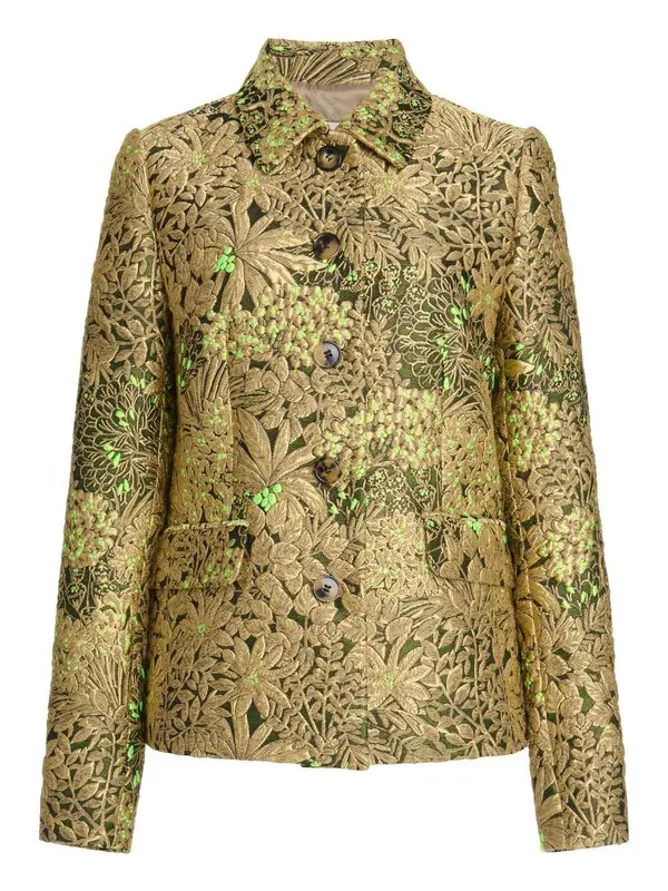 Dries Van Noten Bettsy Floral Jacket - Neutral