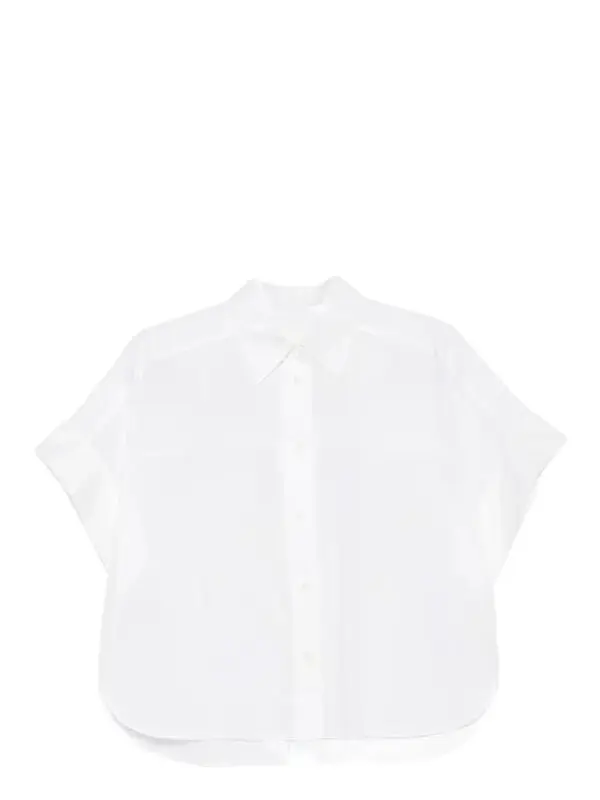 Closed Buttoned Shirt - White