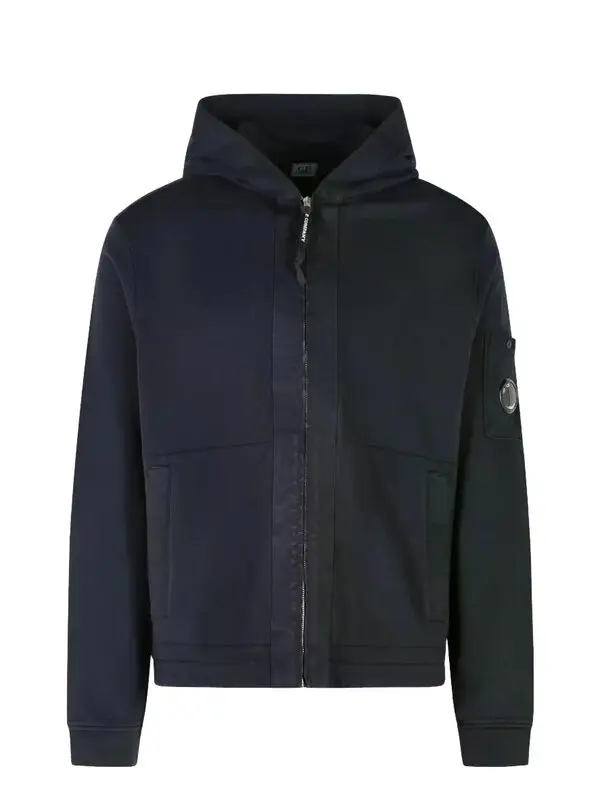 C.P. COMPANY Zip-up Hoodie - Blue