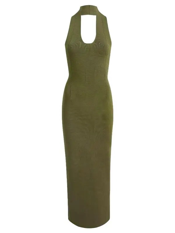 Khaite Mahi Knit Dress - Green