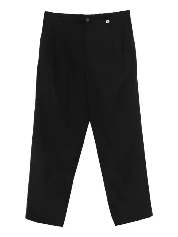 MYTHS Poseidone Pleated Trousers - Black